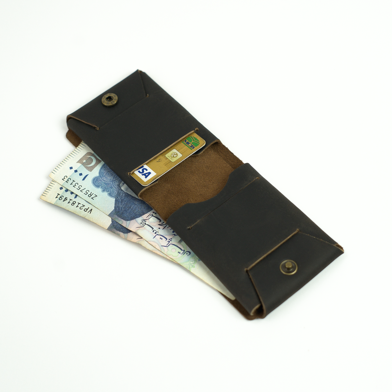Minimalist Bifold Wallet – WOLF.PK